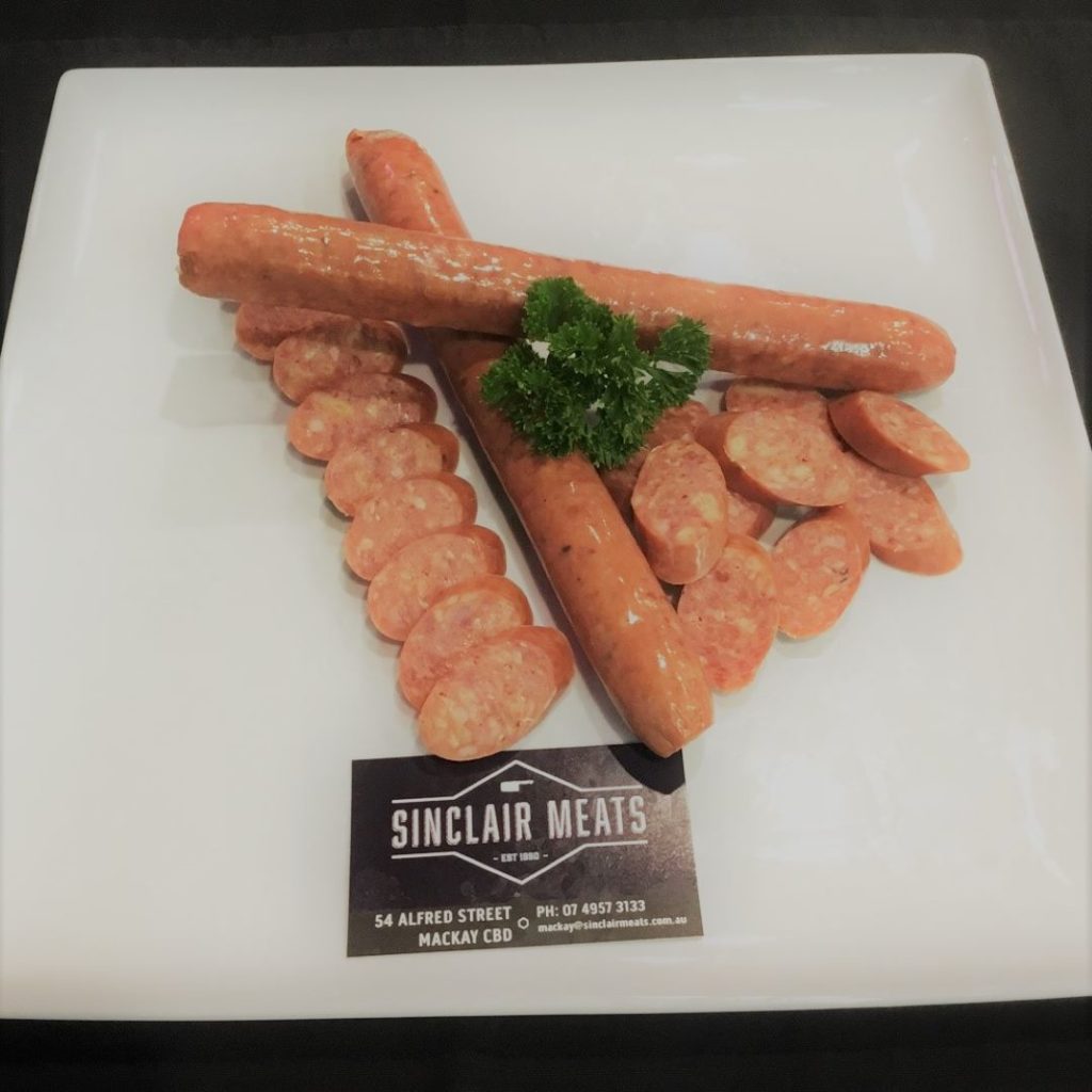 Wood Smoked Chicken Cheese Kabana | Sinclair Meats Mackay