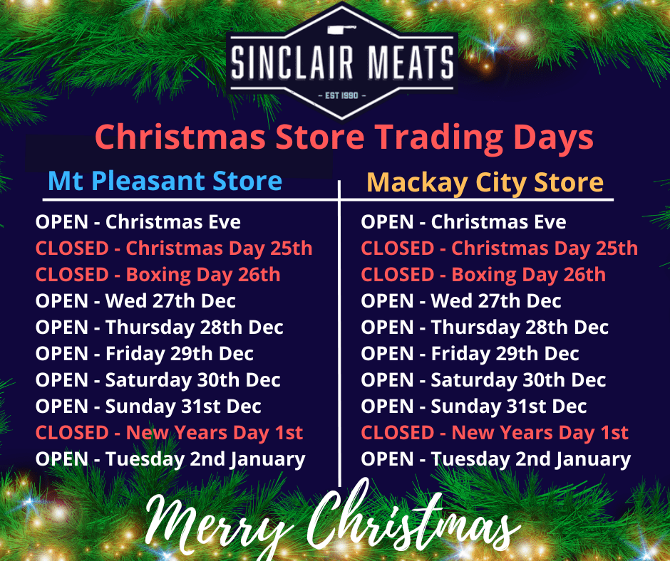 Sinclair Meats Mackay | Order Online from your Local Butcher